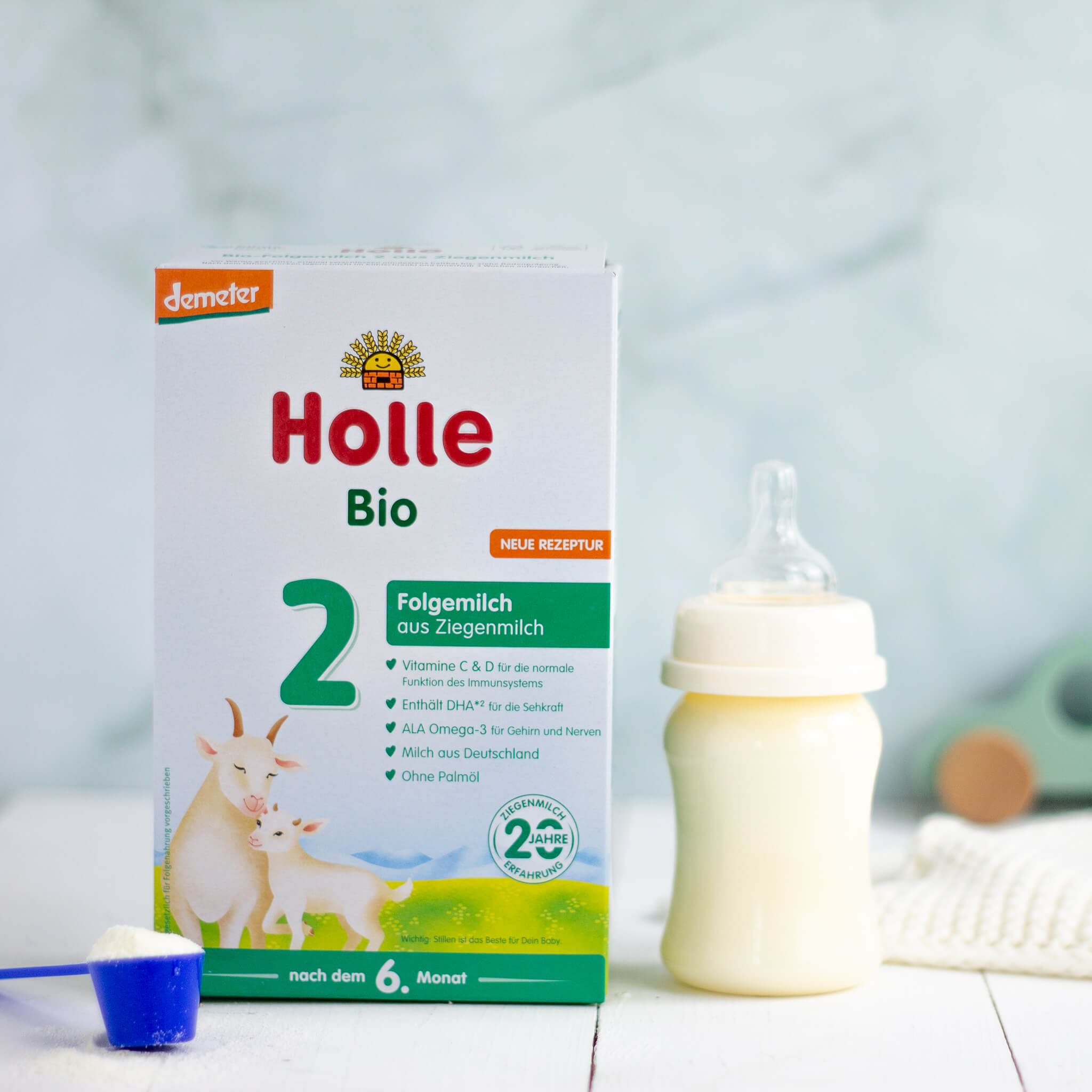 Holle Ziegenmilch 2 ab dem 6. Monat | Bio Demeter für Dein Baby